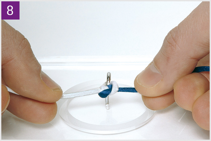 Ligation around haemostatic clamp (Common technique)